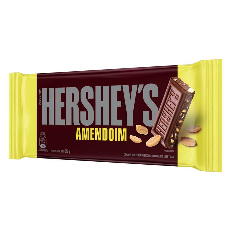 Chocolate ao Leite com Amendoim Hershey's 85g | Mambo Supermercado São ... Chocolate ao Leite com Amendoim Hershey's 85g | Mambo Supermercado São ...