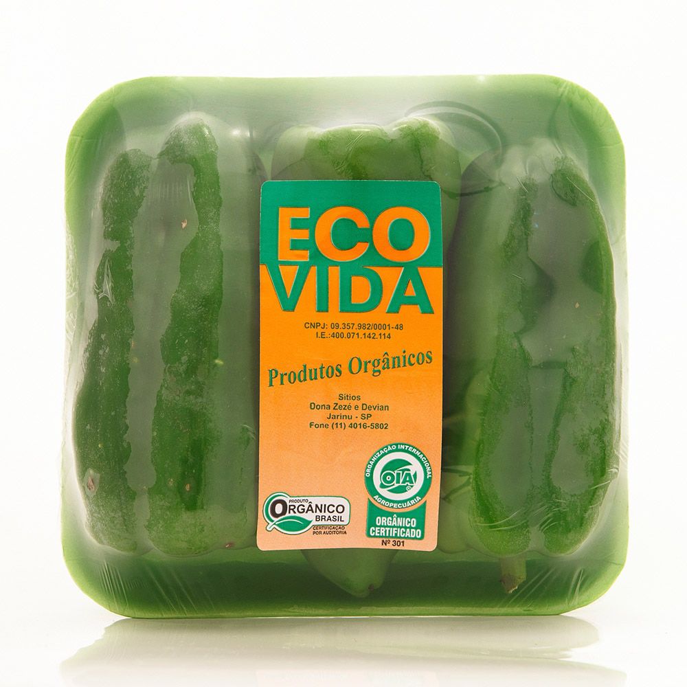 Pimentão Verde Ecovida Bandeja 300g |Mambo Supermercado São Paulo ...