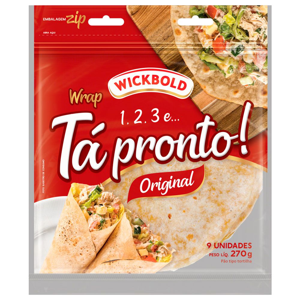 Wrap Tá Pronto Original Wickbold 270g | Mambo Supermercado São Paulo ...
