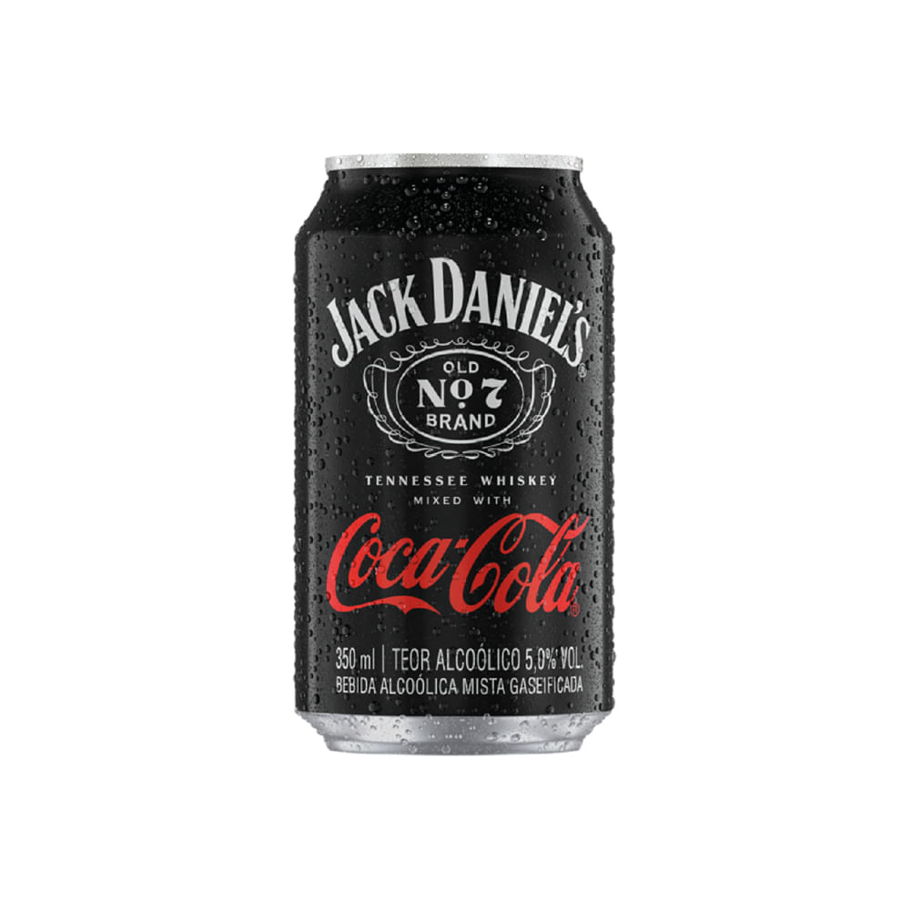 Bebida Mista Jack & Coca Cola 350ml Mambo Supermercado São Paulo ...