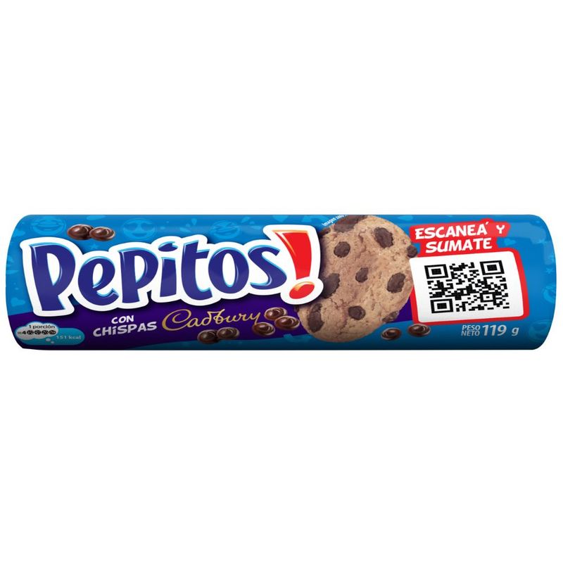 Biscoito Cookies Gotas De Chocolate Pepitos 119g |Mambo Supermercado ...