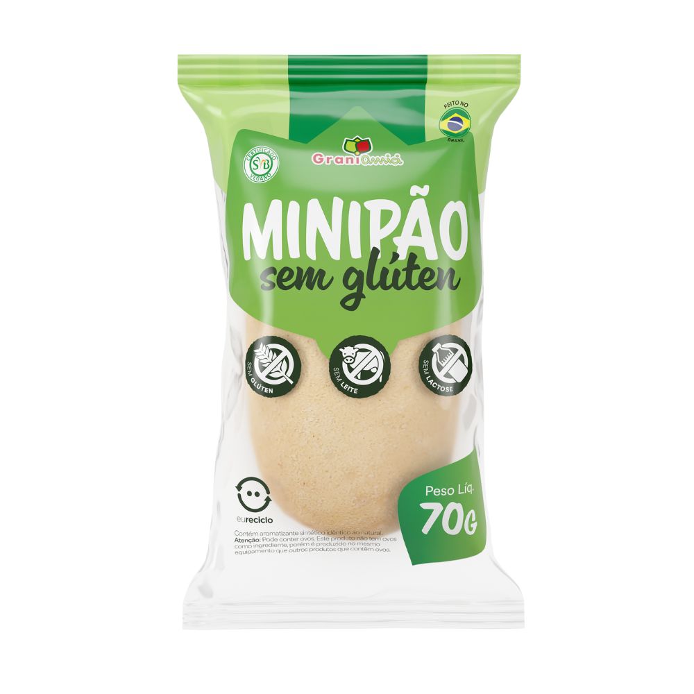 Mini pão Sem Glúten Grani Amici 70g | Mambo Supermercado São Paulo ...