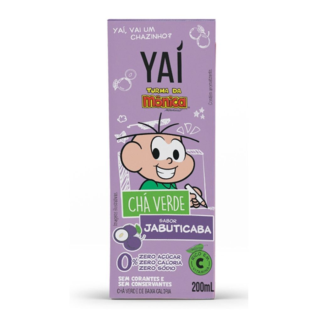 Chá Verde Jabuticaba Turma Da Monica Yai 200ml |Mambo Supermercado São ...