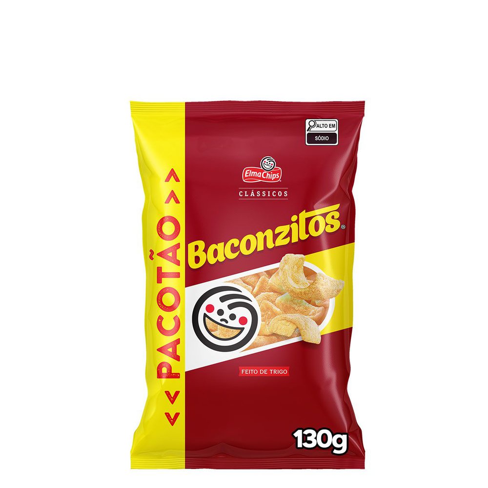 Salgadinho de Bacon Baconzitos Elma Chips 130g |Mambo Supermercado São ...