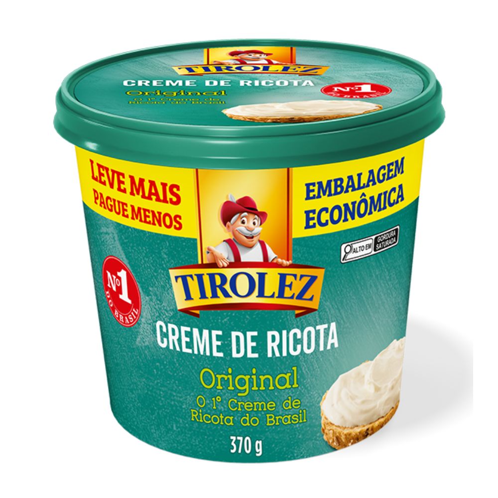 Creme de Ricota Tradicional Tirolez 370g |Mambo Supermercado São Paulo ...