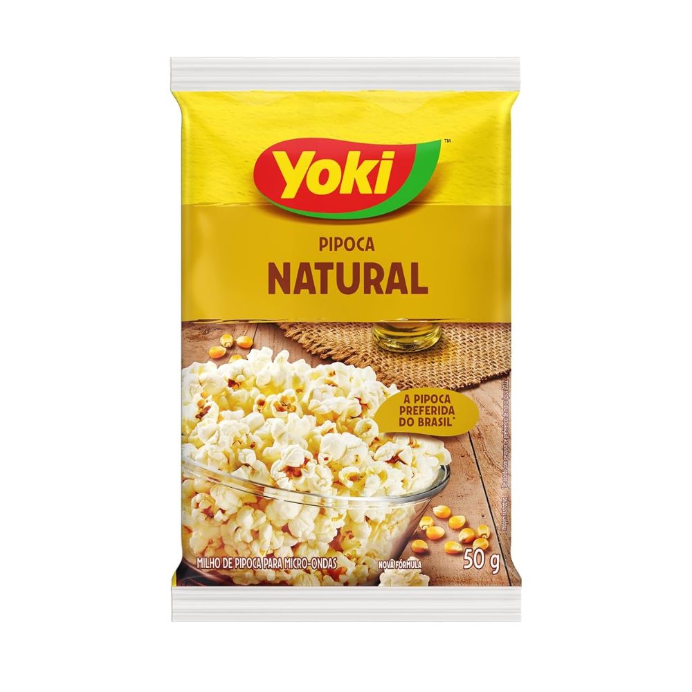 Pipoca Microondas Natural Yoki 50g Mambo Supermercado São Paulo - Mambo ...