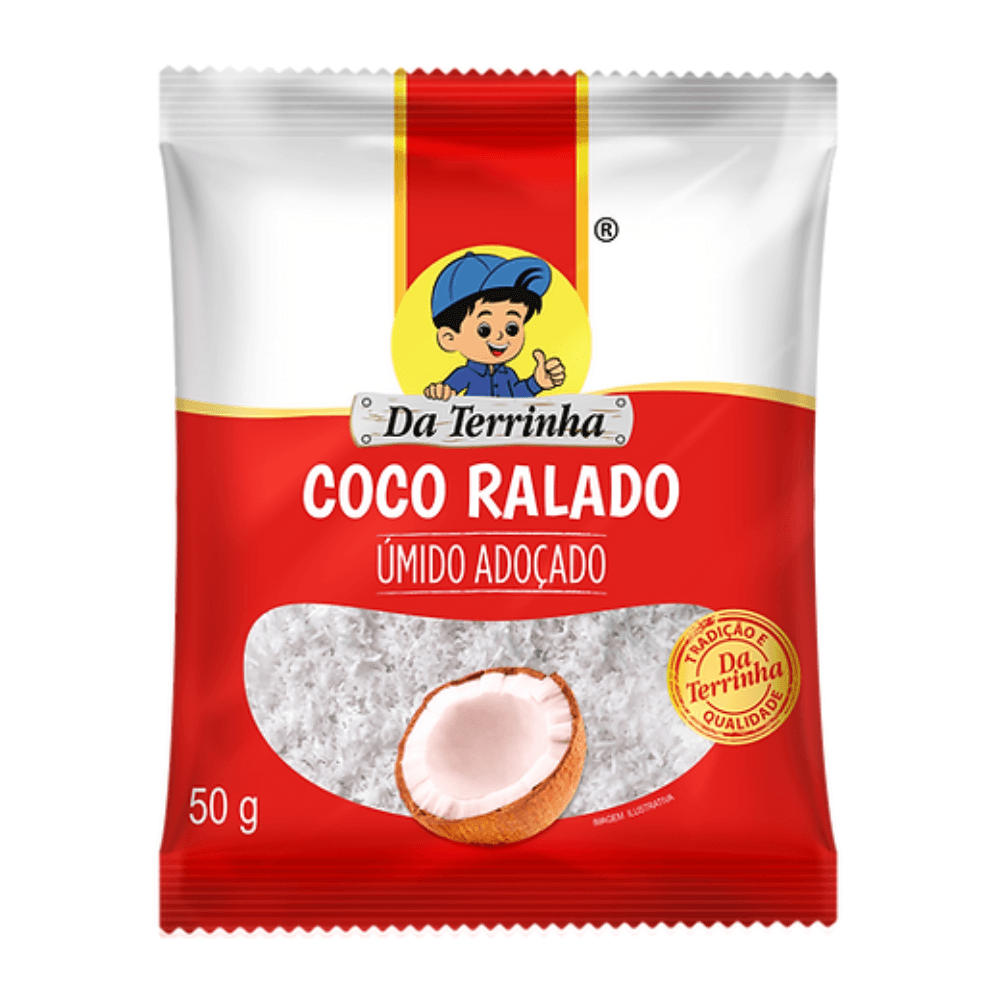 Coco Ralado Úmido Adoçado Da Terrinha 50g |Mambo Supermercado São Paulo ...