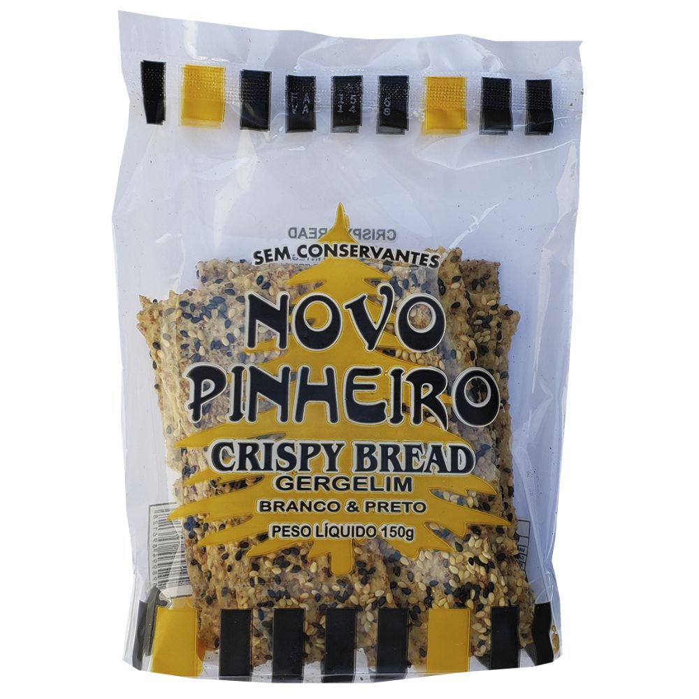 Crispy Bread Gergelim Branco e Preto Novo Pinheiro 150g | Mambo ...