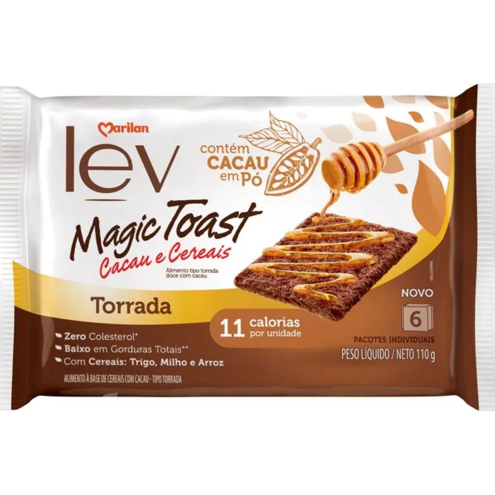 Torrada Cacau e Cereais Lev Magic Toast Marilan 110g |Mambo Supermercado São Paulo - Mambo ...