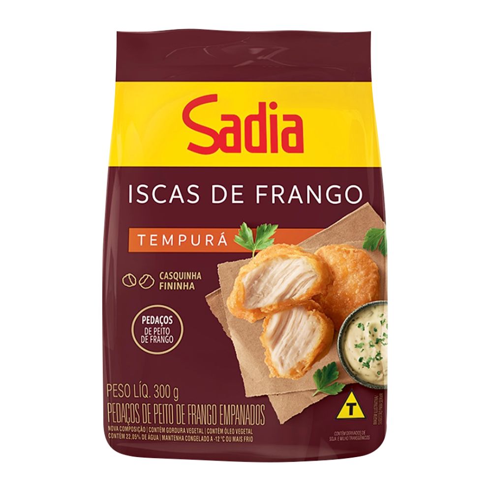 Iscas de Frango Empanado Tradicional Sadia Tempurá 300g| Mambo ...