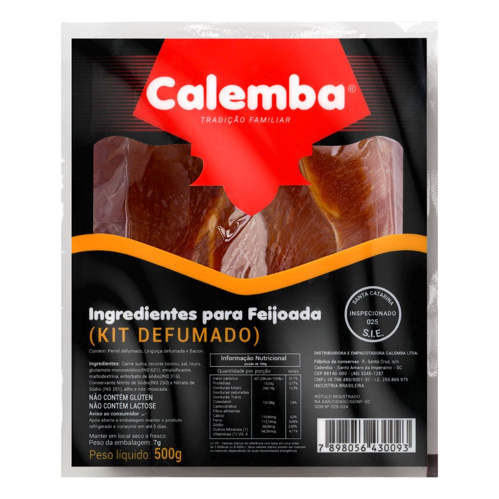 Kit Defumado para Feijoada Calemba 500g |Mambo Supermercado São Paulo ...