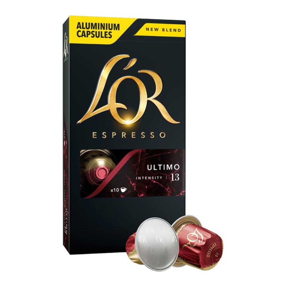 Café em Cápsula Torrado e Moído Espresso Ultimo L'or Caixa 52g 10 ...