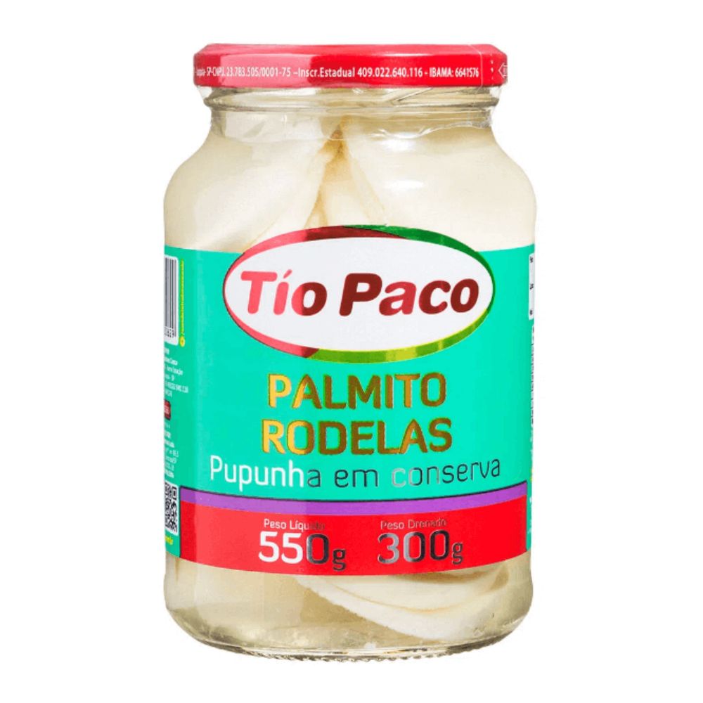 Palmito Pupunha Rodelas Tio Paco 300g - Mambo Supermercado São Paulo