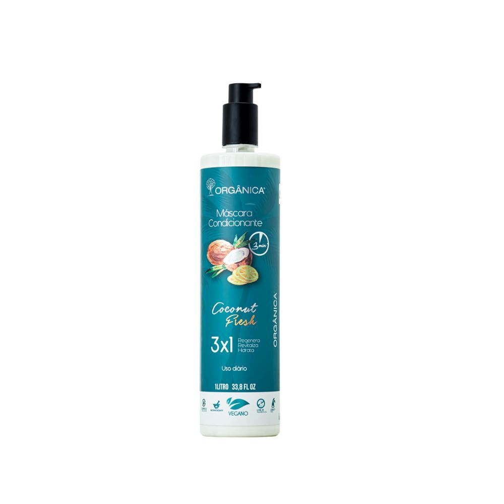 Máscara Capilar Coconut Fresh Orgânica 1L |Mambo Supermercado São Paulo ...