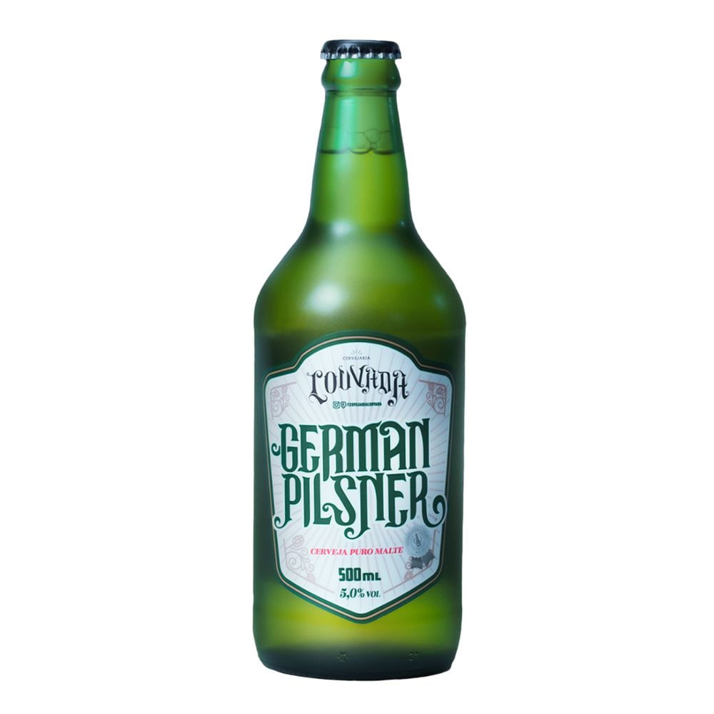Cerveja Puro Malte German Pilsner Cervejaria Louvada 500ml |Mambo ...