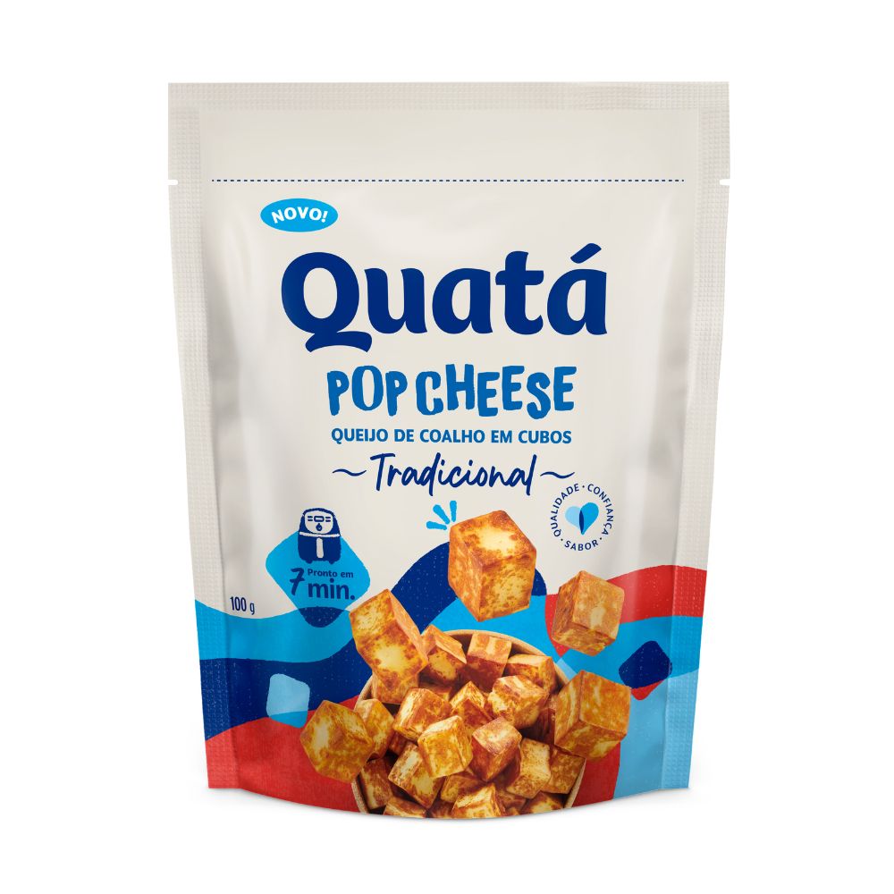 Queijo Coalho em Cubos Tradicional Pop Cheese Quatá 100g |Mambo ...