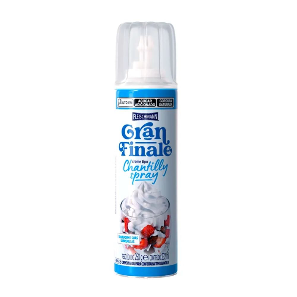Chantilly Gran Finale Fleischmann Spray 232ml |Mambo Supermercado São ...