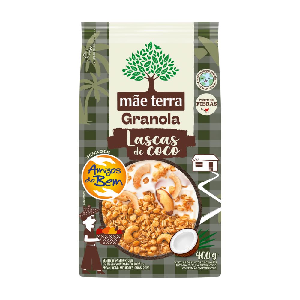 Granola Lascas de Coco Mãe Terra 400g |Mambo Supermercado São Paulo ...