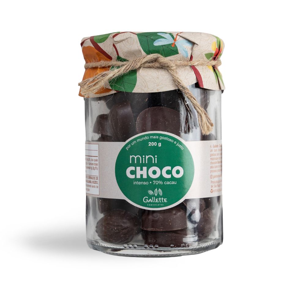 Mini Chocolate 70% Cacau Gallette 200g |Mambo Supermercado São Paulo ...